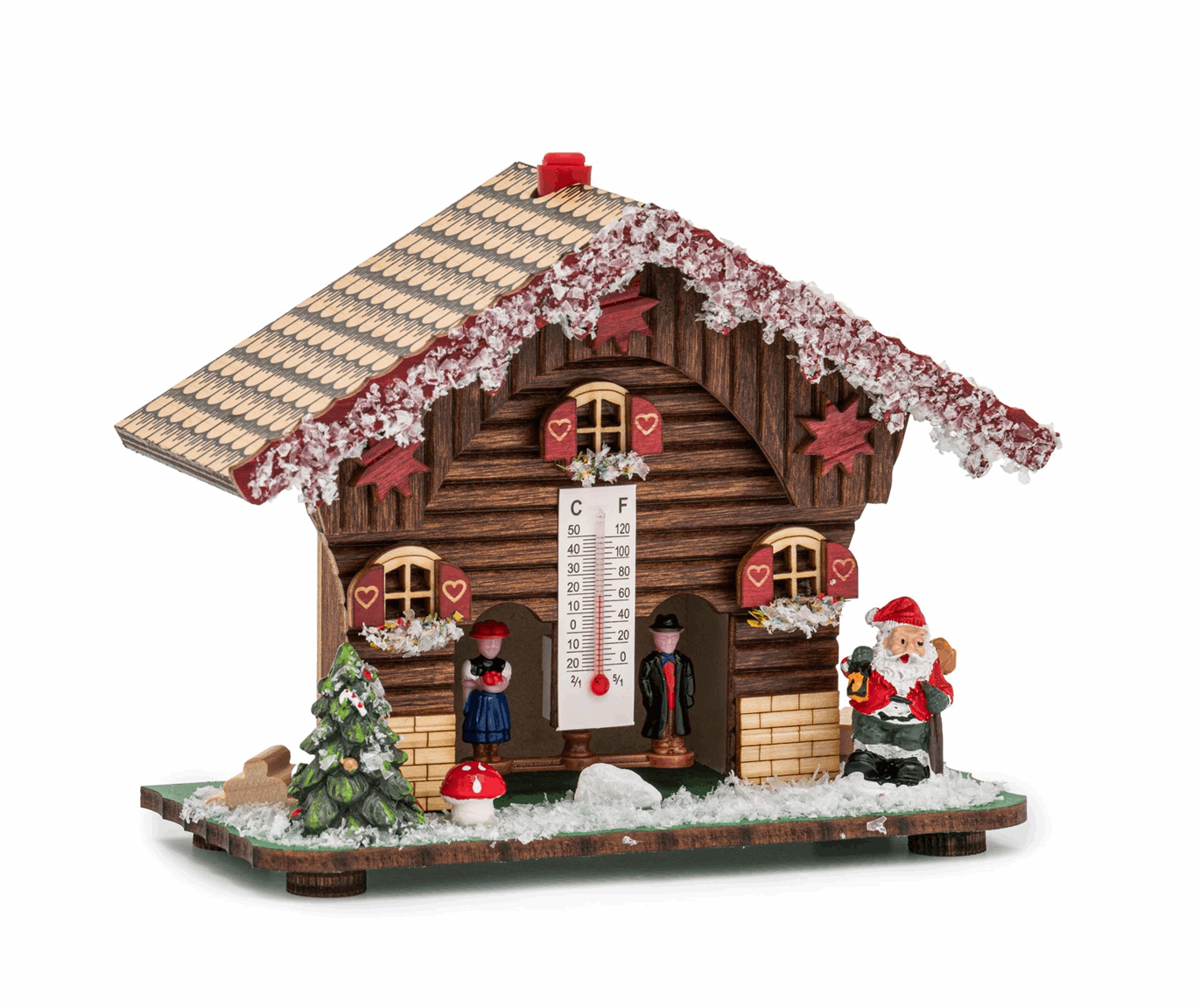 Cuckoo Clock Style Weather Station Thermometer – Hermle North America