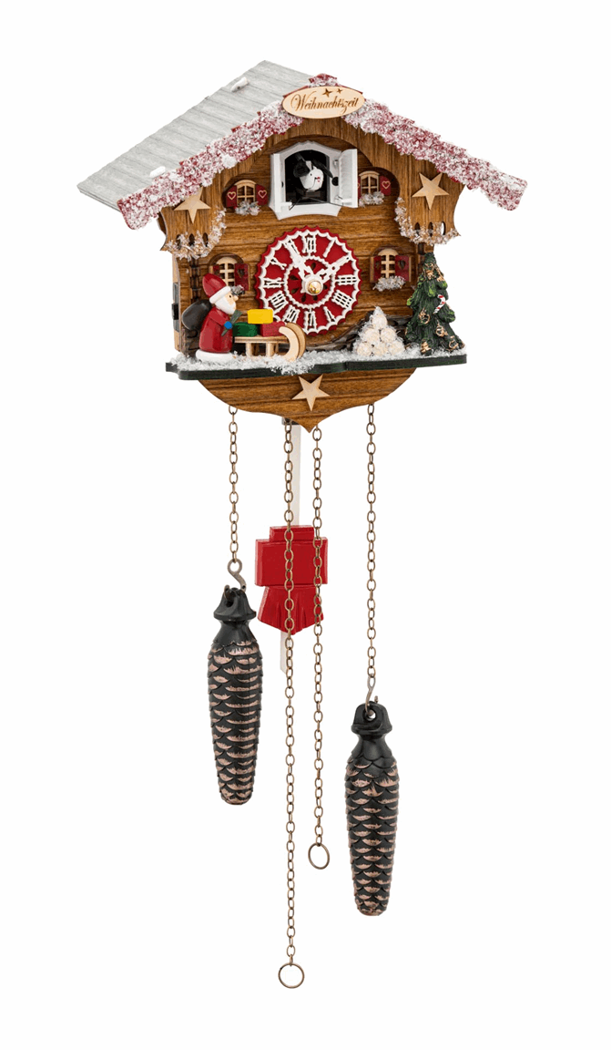 Christmas Cuckoo Clock with Santa