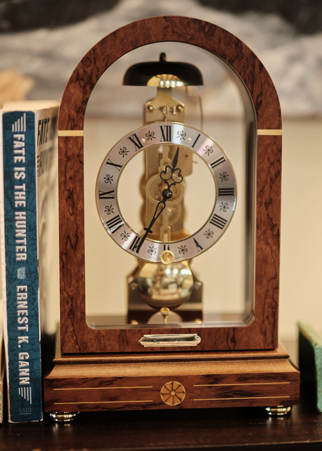 Arched Glass Stratford Mantel Clock Arched Glass Stratford Mantel Clock